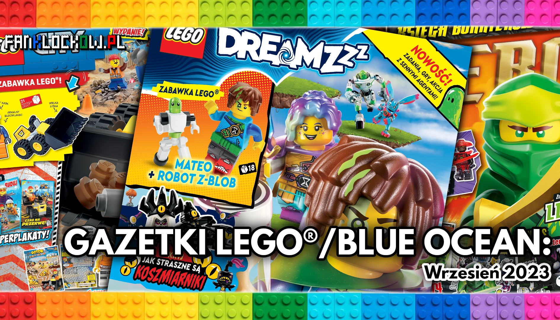 Zapowiedzi LEGO®/BlueOcean: gazetki na wrzesień 2023 - FanKlocków.pl
