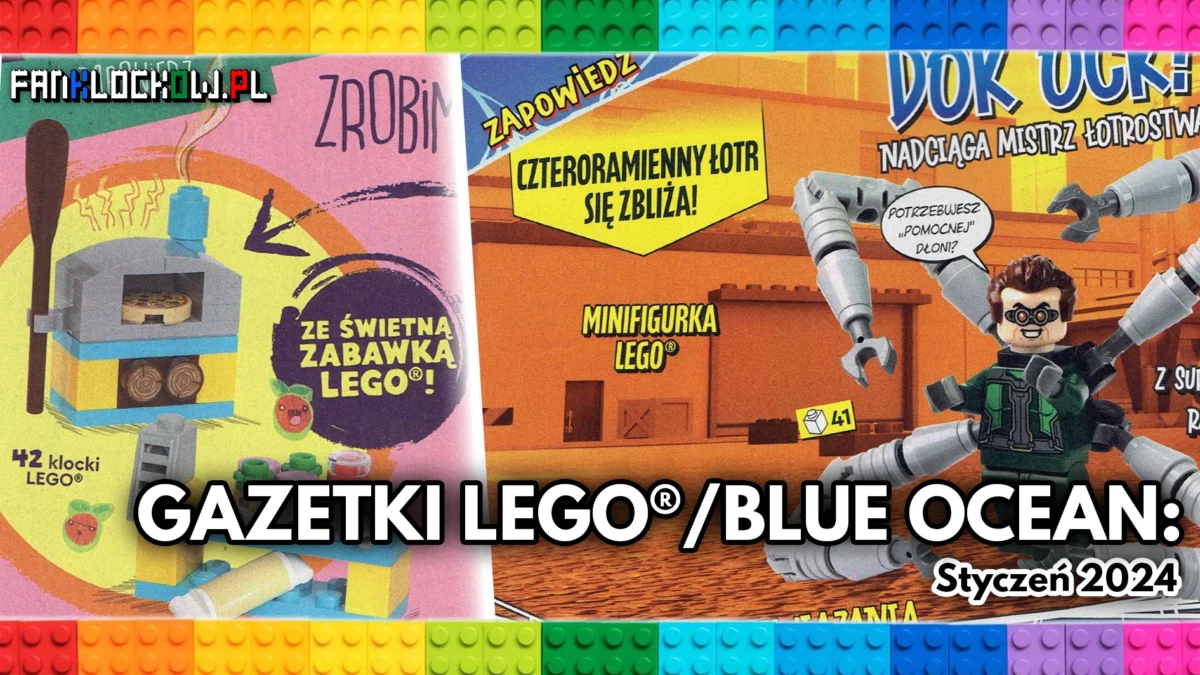 Zapowiedzi LEGO®/BlueOcean: gazetki na styczeń 2024 - FanKlocków.pl
