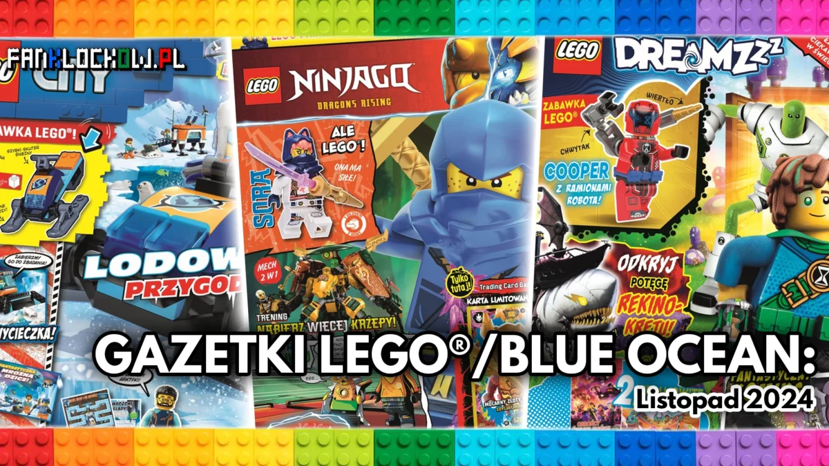 Zapowiedzi LEGO®/BlueOcean: gazetki na listopad 2023 - FanKlocków.pl