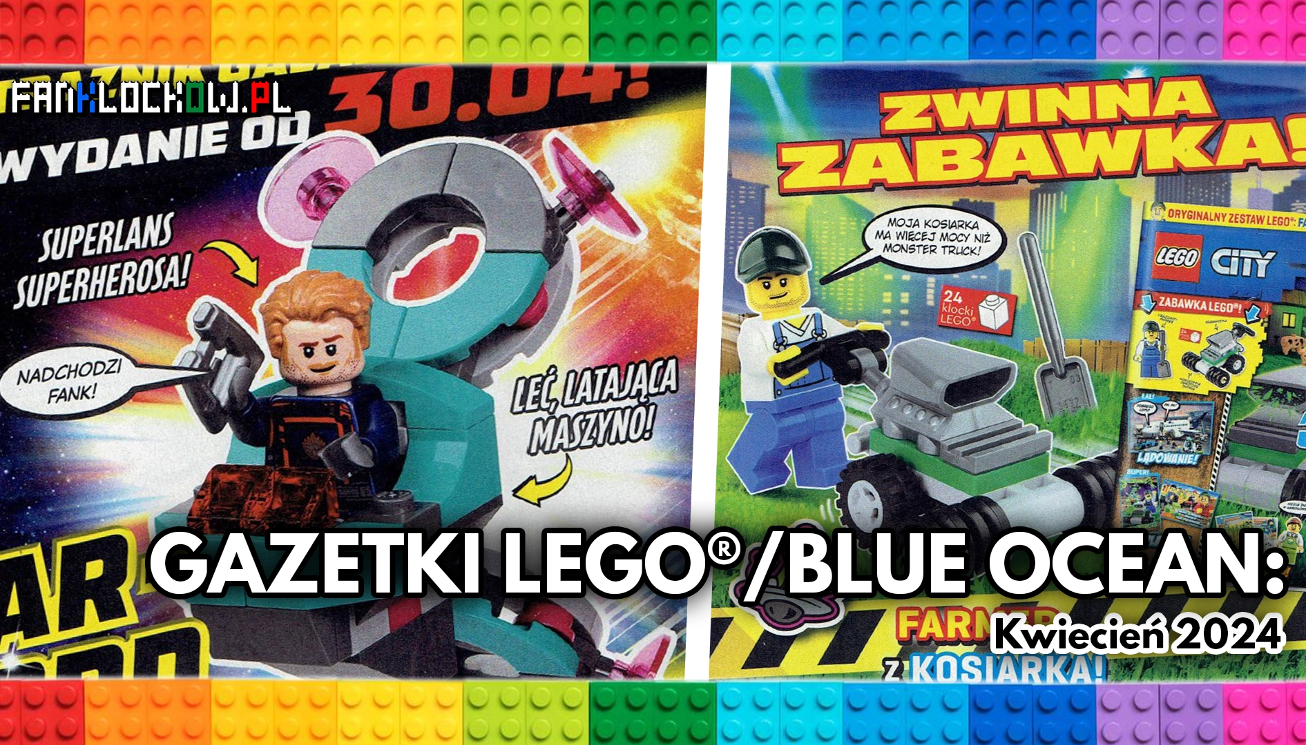 Zapowiedzi LEGO®/BlueOcean: gazetki na kwiecień 2024 - FanKlocków.pl