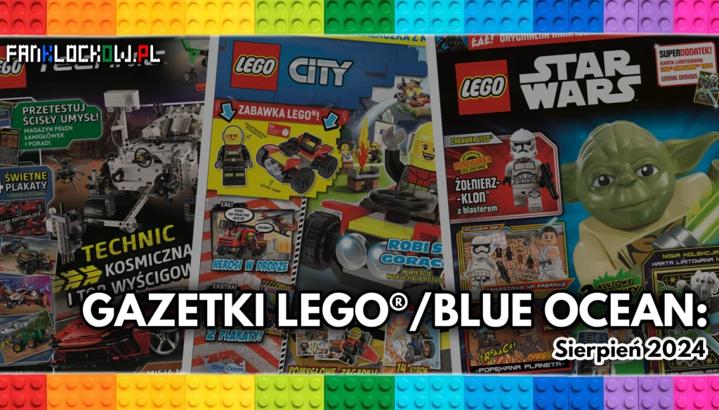 Zapowiedzi LEGO®/BlueOcean: gazetki na sierpień 2024 - FanKlocków.pl