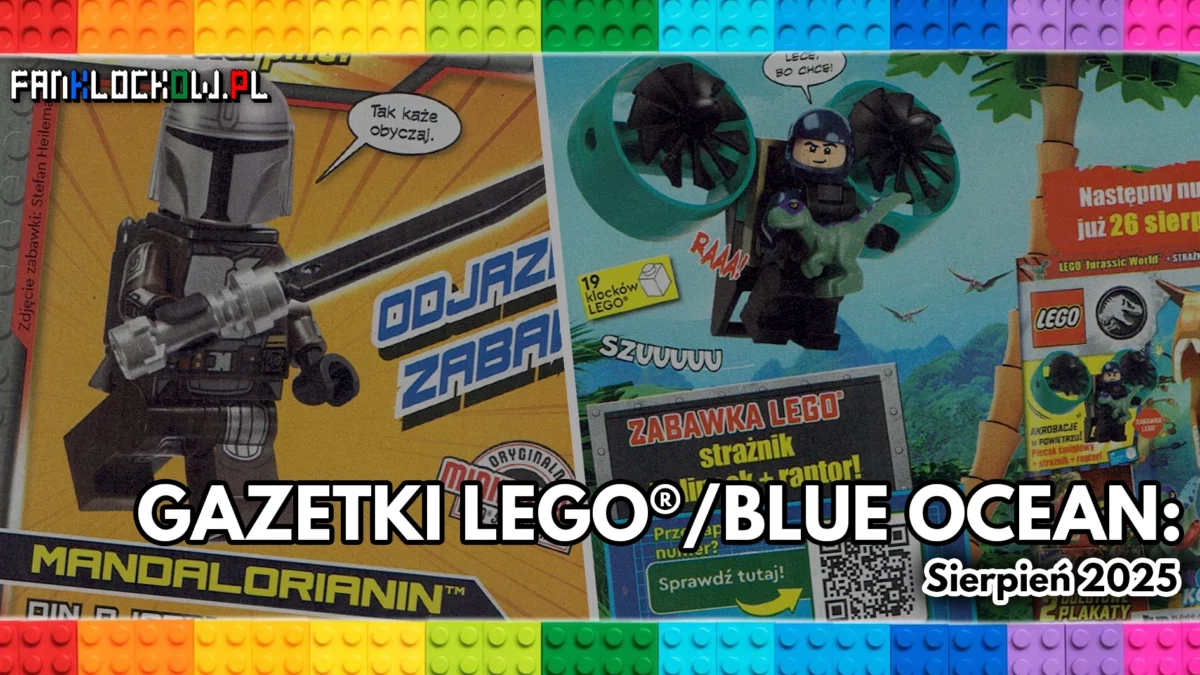 Zapowiedzi LEGO®/BlueOcean: gazetki na sierpień 2025 - FanKlocków.pl